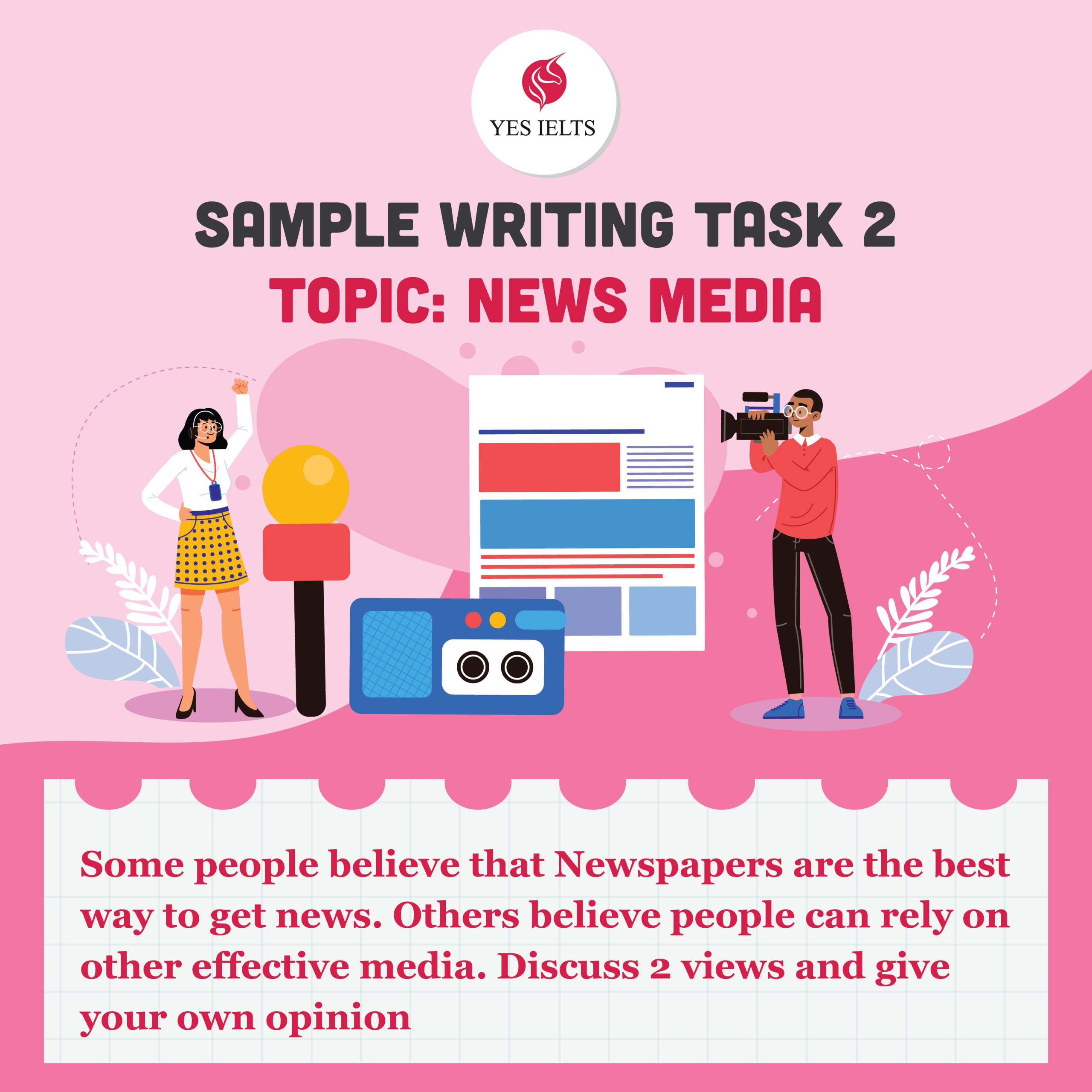 SAMPLE WRITING TASK 2 - TOPIC: NEWS MEDIA - Trung Tâm Luyện Thi IELTS ...